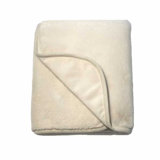 Mini Dreams Filt Fluffy Beige | Barn & Förälder
