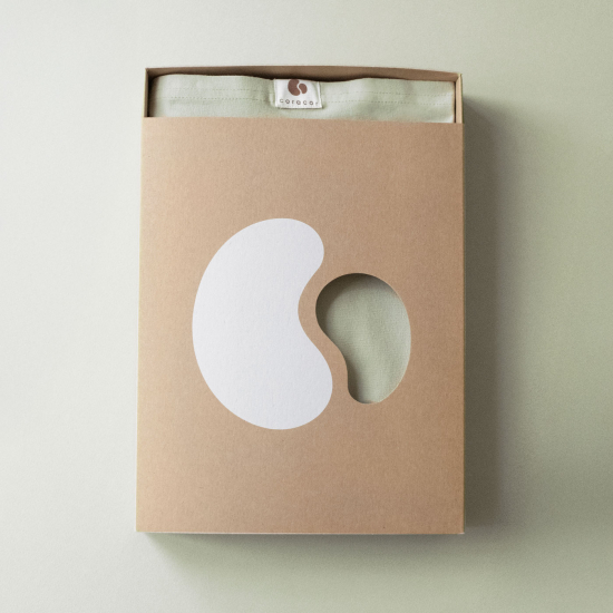 Coracor bärsjal Natural Dye Olive | FRI FRAKT